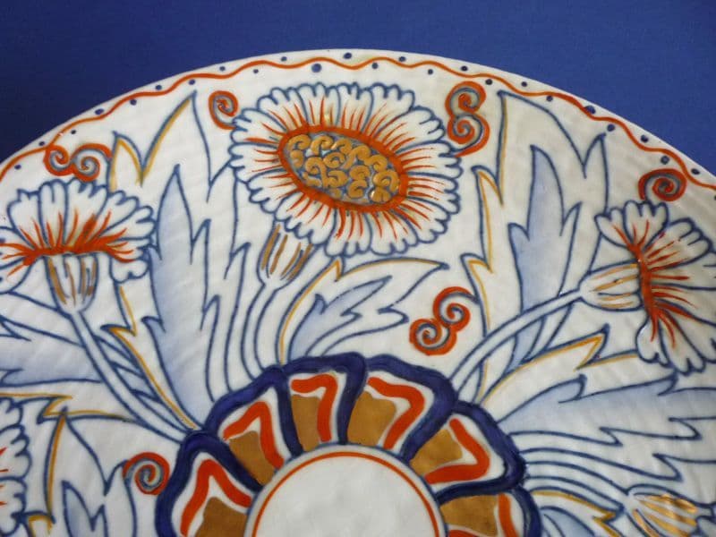 Charlotte Rhead Crown Ducal Carnation Wall Charger c1937 - Pattern 4924 ...