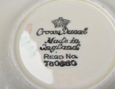 Crown Ducal Primula Chintz Tea Cup and Saucer c1930