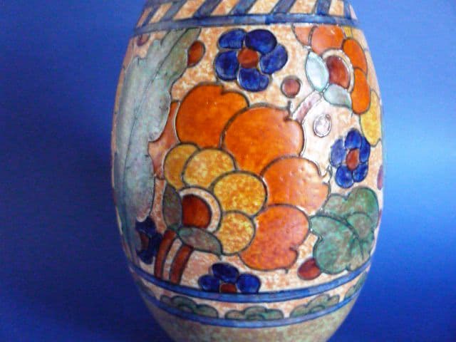 Early Charlotte Rhead Crown Ducal Byzantine Vase c1932 - Pattern 2681