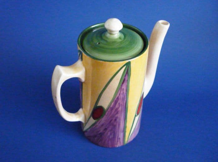 Early Clarice Cliff Original Bizarre Tankard Coffee Pot c1928 Sold