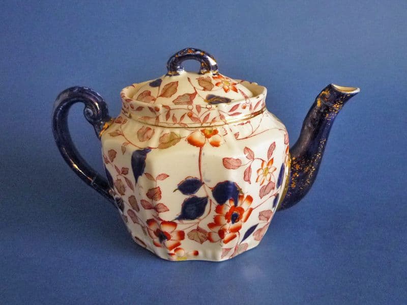 Early Keeling and Co Daisy Pattern Teapot c1890 Sold