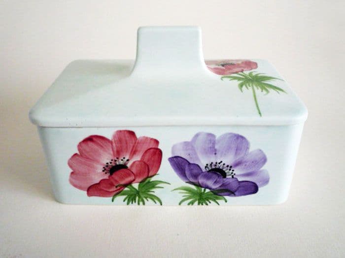 Edward Radford Anemone JN Pattern Butter Dish c1955