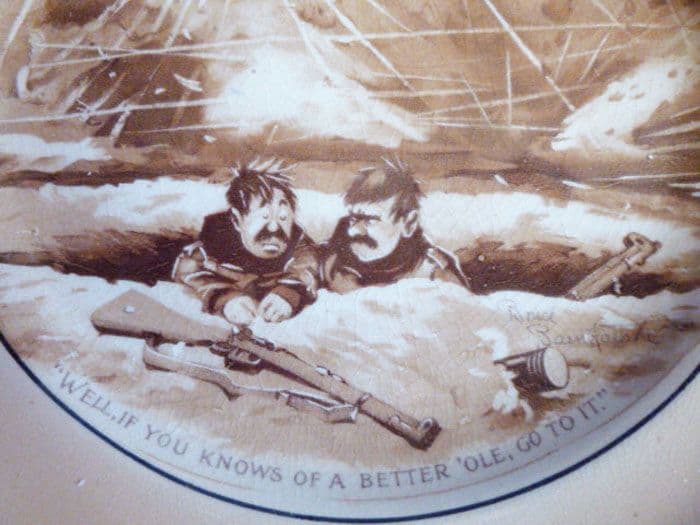 Grimwades WW1 Bruce Bairnsfather Old Bill Plate c1918 Sold