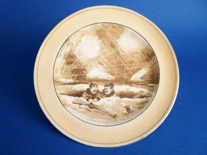 Grimwades WW1 Bruce Bairnsfather Old Bill Plate c1918 Sold