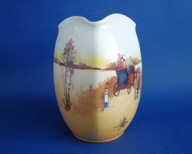 Large and Impressive Royal Doulton Coaching Days Shape 7992 Vase by ...