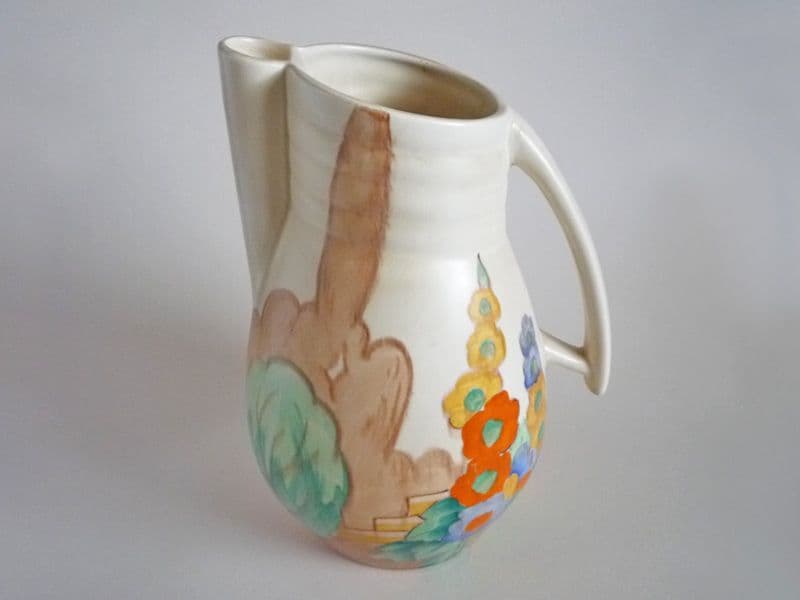 Large Beswick Ware Art Deco Matt Glaze Flower Jug c1930 Sold