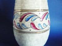 Large Charlotte Rhead Crown Ducal Palmette Vase c1939 - Pattern 6569