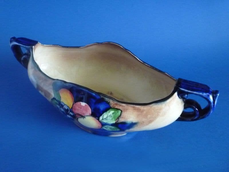 Large H & K Tunstall Pottery Autumn Gondola Flower Bowl by R Grocott ...