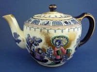 Large Keeling and Co Nanking Losol Ware Teapot c1920