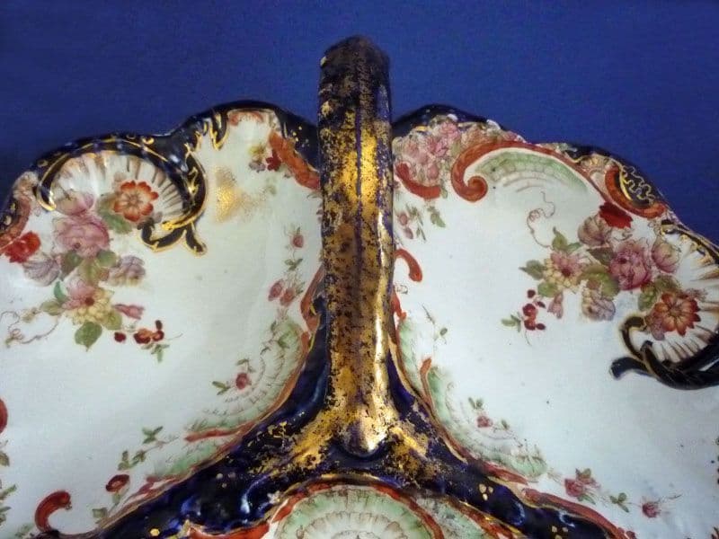 Large Ridgway s Medici Pattern Trefoil Dish c1895