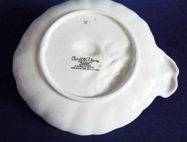 Lovely 1930s Carlton Ware Plate - Green with Yellow Water Lily Sold