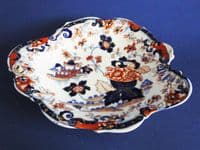 Lovely Amherst Japan Semi Porcelain Serving Dish c1840