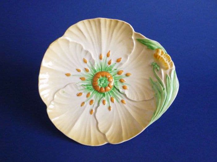 Lovely Carlton Ware Yellow Buttercup Small Biscuit Plate c1939
