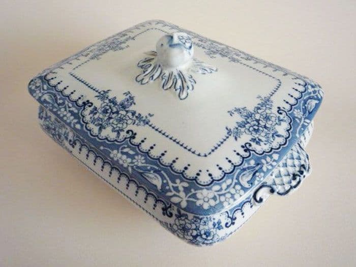Maling CETEM Ware Formosa Vegetable Tureen c1900