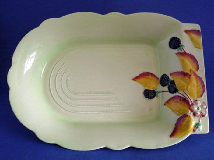 Rare Carlton Ware Blackberry Art Deco Serving Dish c1936