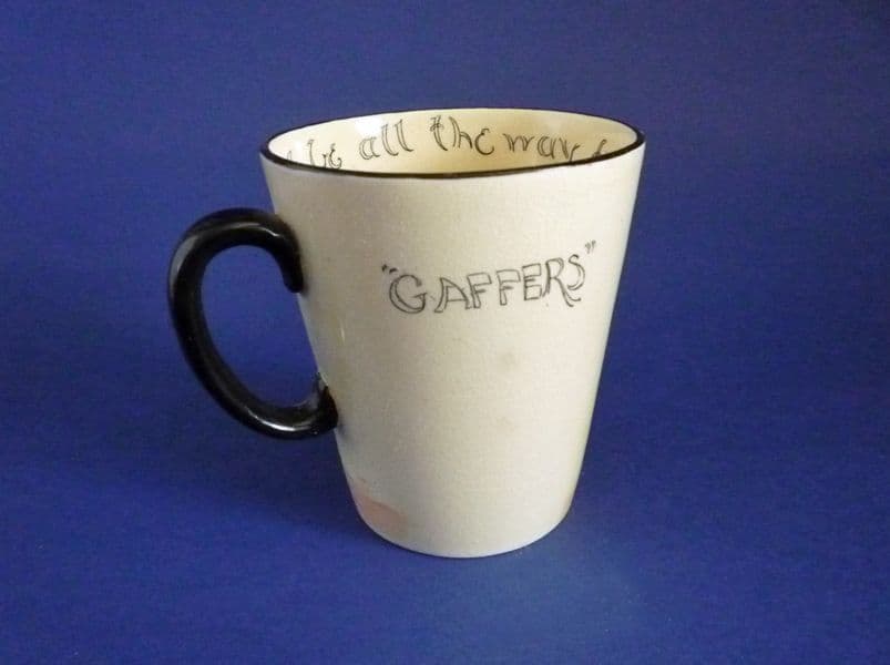 Rare Royal Doulton Gaffers Mug D4210 - Signed Noke c1930