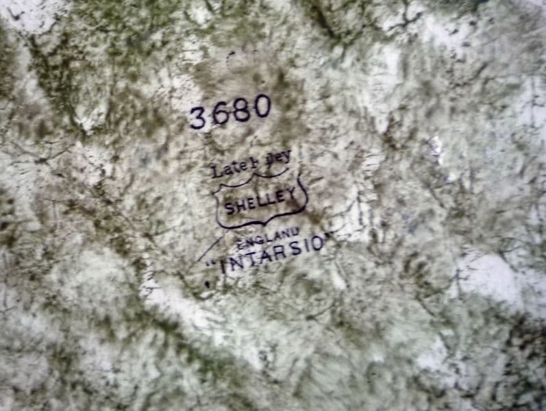 Shelley Intarsio Two Handled Vase by Walter Slater c1911