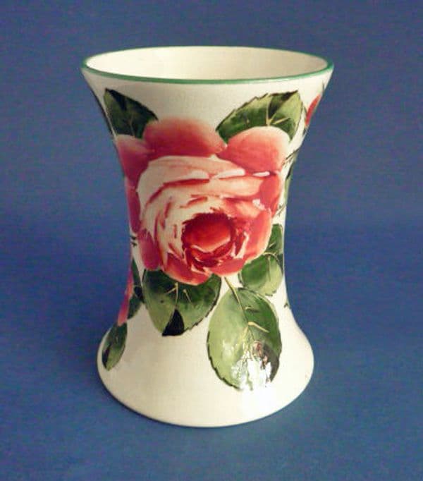 Small Wemyss Ware Cabbage Roses Beaker Vase c1910