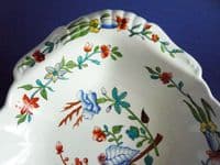 Spode Hand Painted Fluted Shell Dessert Dish Pattern 3580 c1815