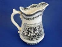 Staffordshire Pottery Crimean War - Battle of Balaclava Jug c1855