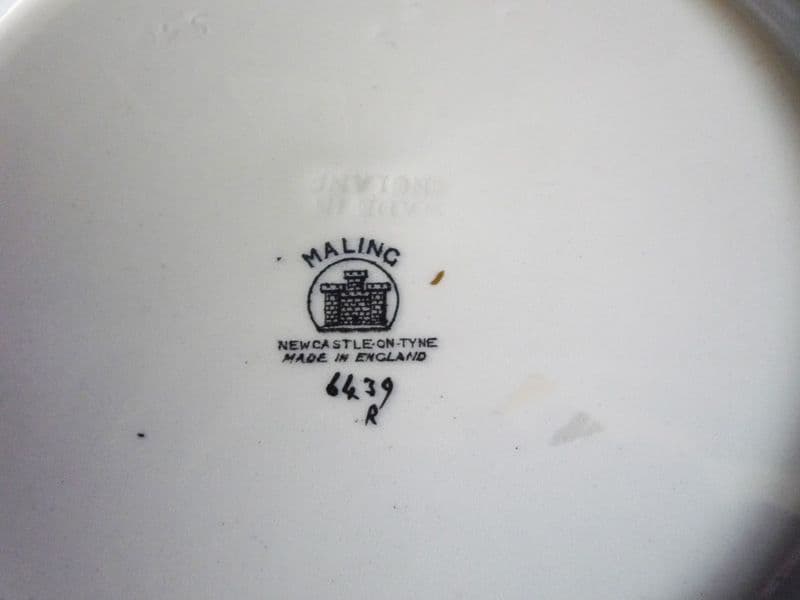 Stunning Maling Azalea - Light Gold Lustre Wall Plaque c1940 Sold