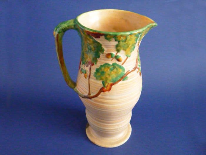 Superb Carlton Ware Art Deco Day Oak Jug or Pitcher c1933