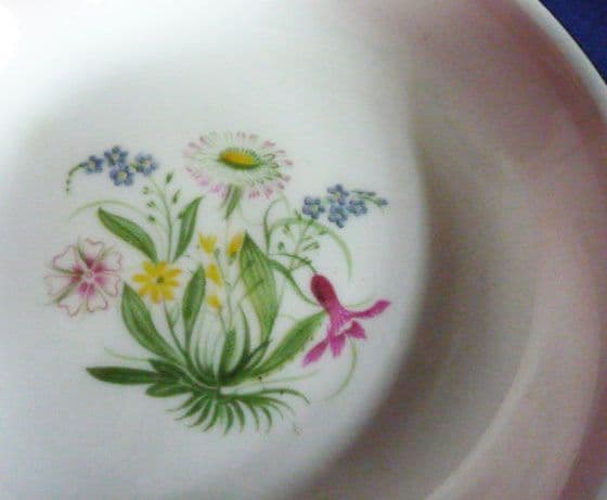 Susie Cooper Bone China Pink Romance Dish c1960
