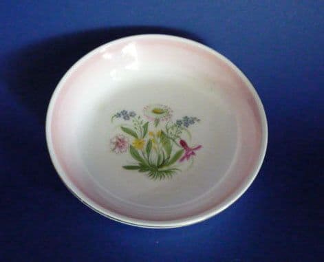 Susie Cooper Bone China Pink Romance Dish c1960