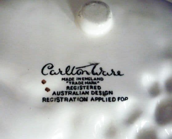 Unusual Carlton Ware Grape Hors d Oeuvres Dish c1950