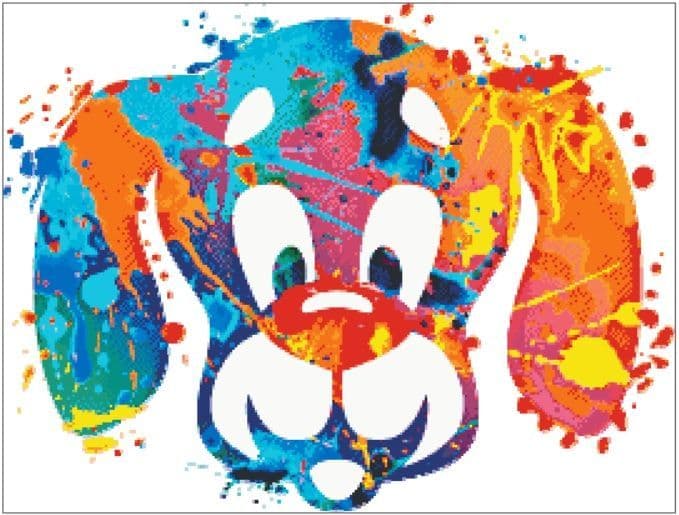 Dog Paint Splash