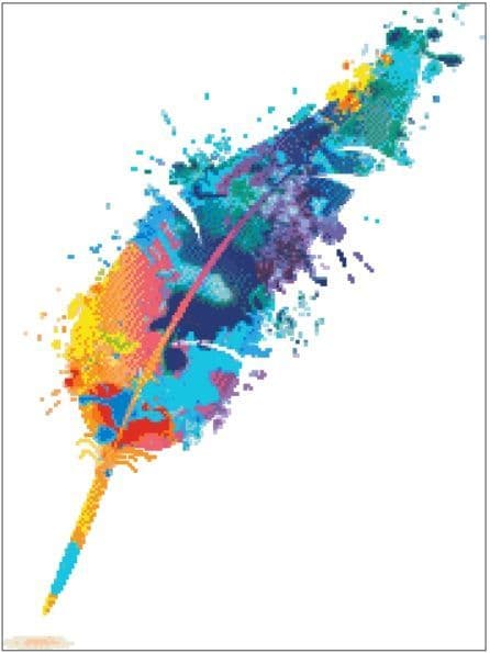 Feather Paint Splash