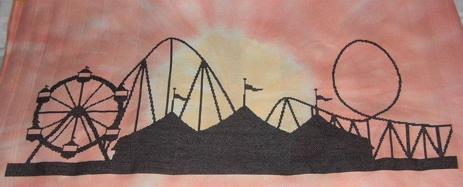 Fun at the Fair Silhouette