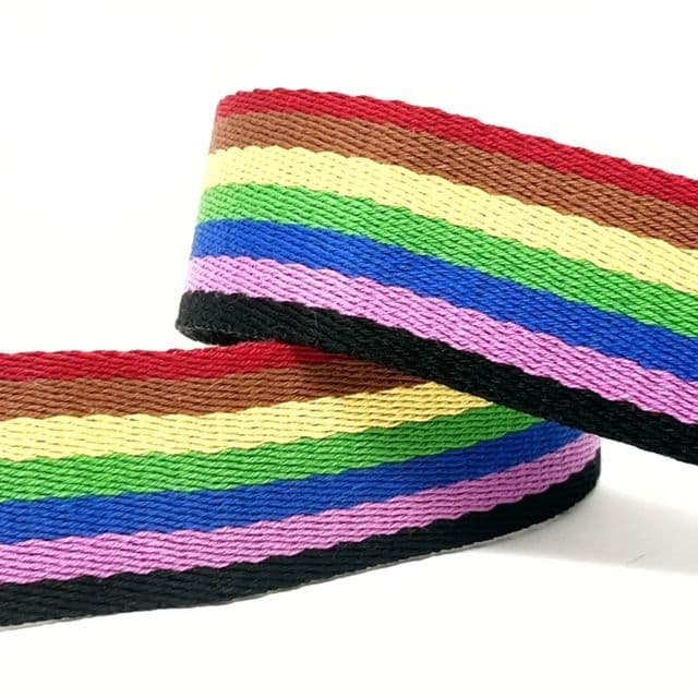 38mm New Rainbow Webbing