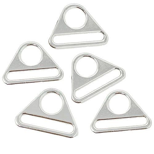 38mm triangle connector silver