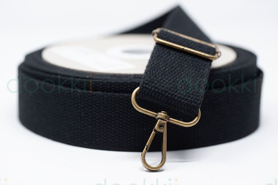 40mm webbing - black
