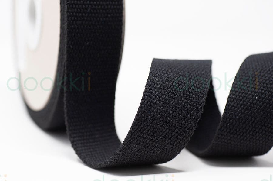 40mm webbing - black
