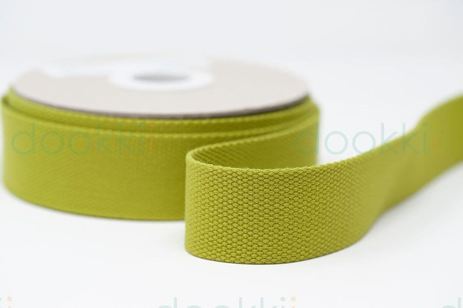 40mm webbing - lime