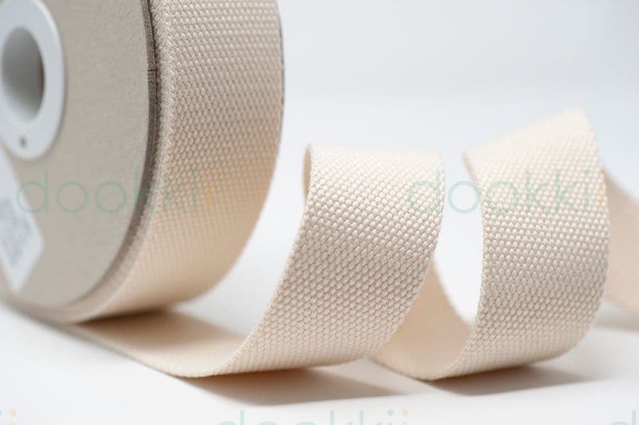 40mm webbing - natural