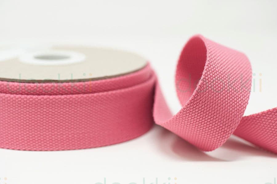 40mm webbing - pink