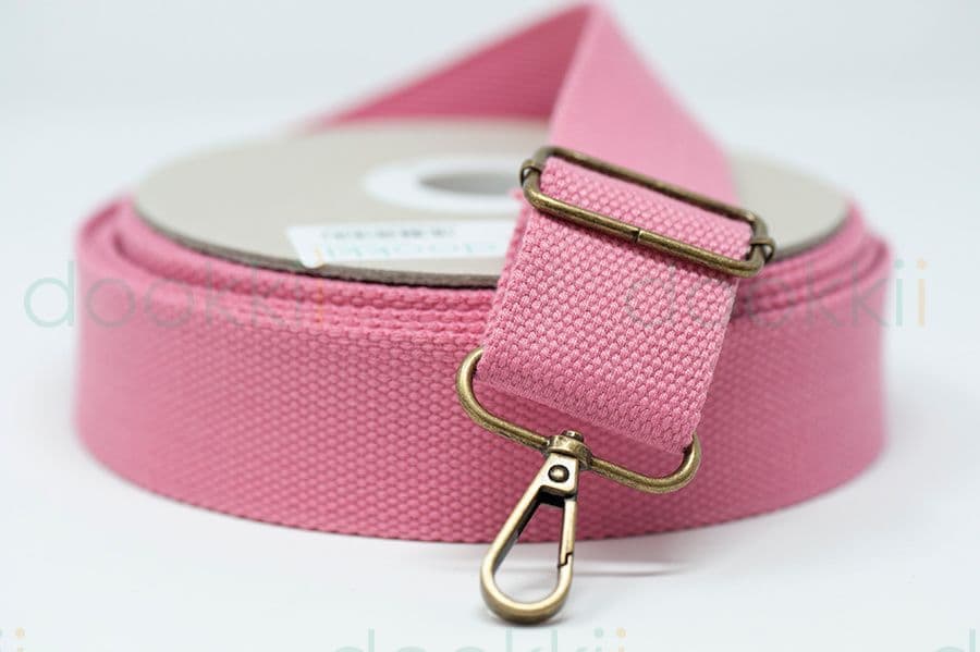 40mm webbing - pink