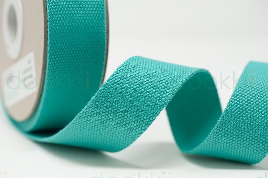 40mm webbing - turquoise