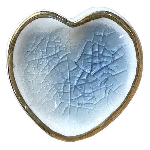 Blueish/Grey Gold HEART Pod