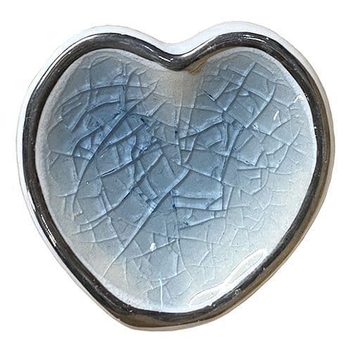 Blueish/Grey Silver HEART Pod