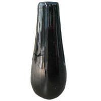 Ceramic light pull - black inc Jute Rope
