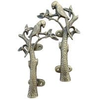 Pair of Antique bird handles