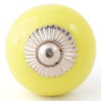 Pure yellow knob