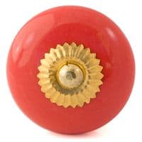 Red wheel knob