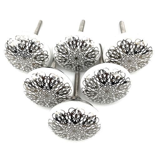 Silver Knobs | Drawer, Cupboard & Door Knobs | Knobbles & Bobbles