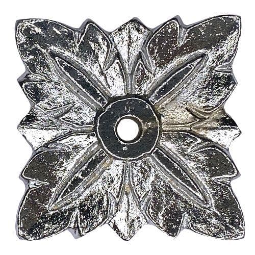 Square Backplate Silver
