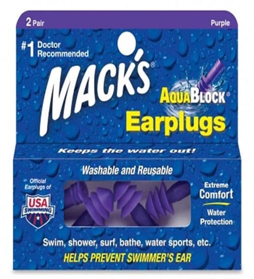 Mack s AquaBlock - Purple - 2 Pair Box
